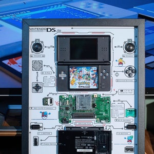 Disassembled Frame Art of 3ds/ds/dsi, DS Lite, Nintendo DS Series ...