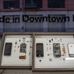 Disassembled Iphone Art With Frame Disassemble Art Framed | Etsy