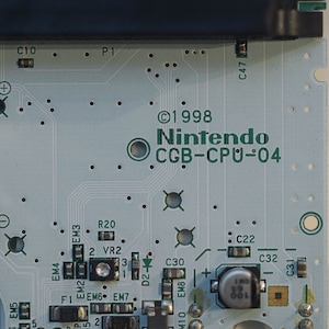 Disassembled Gameboy Color Frame, Disassemble Game Art, GBC Teardown ...