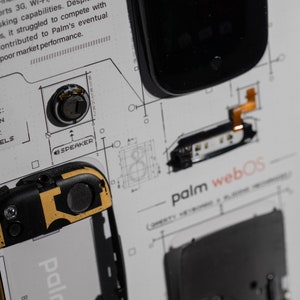Disassembled Palm Pre Frame Art, Disassemble Art, Framed Palm Pre Phone ...