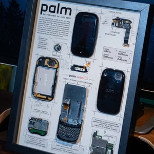 Disassembled Palm Pre Frame Art, Disassemble Art, Framed Palm Pre Phone ...