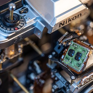 Disassembled Mechanical Film Camera, Deconstructed Art Decor, Nikon ...