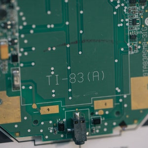 Disassembled Ti 83 Calculator With Frame, Frame Art of Texas Instrument ...