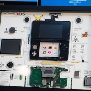 Disassembled Frame Art of 3ds/ds/dsi, DS Lite, Nintendo DS Series ...