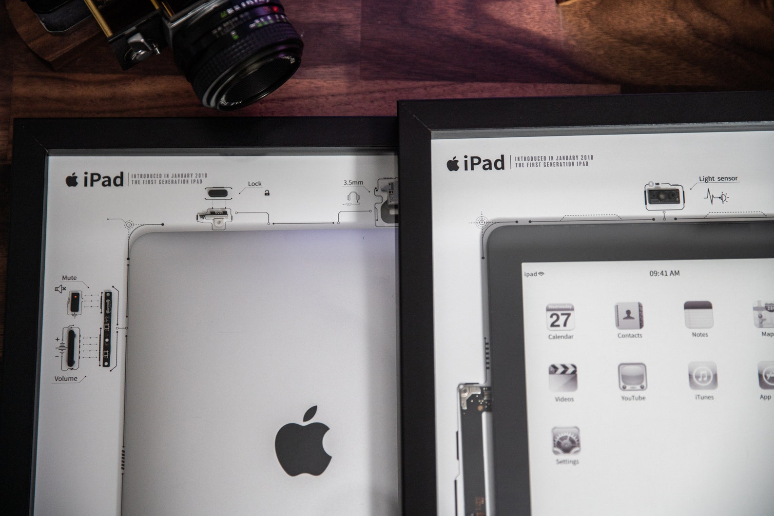 Disassembled iPad Art With Frame, Disassemble Art, Framed iPad 1, iPad ...
