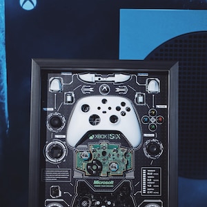 Disassembled Xbox Controller Frame Art, Xbox Duke, Xbox 360, Xbox Serie ...