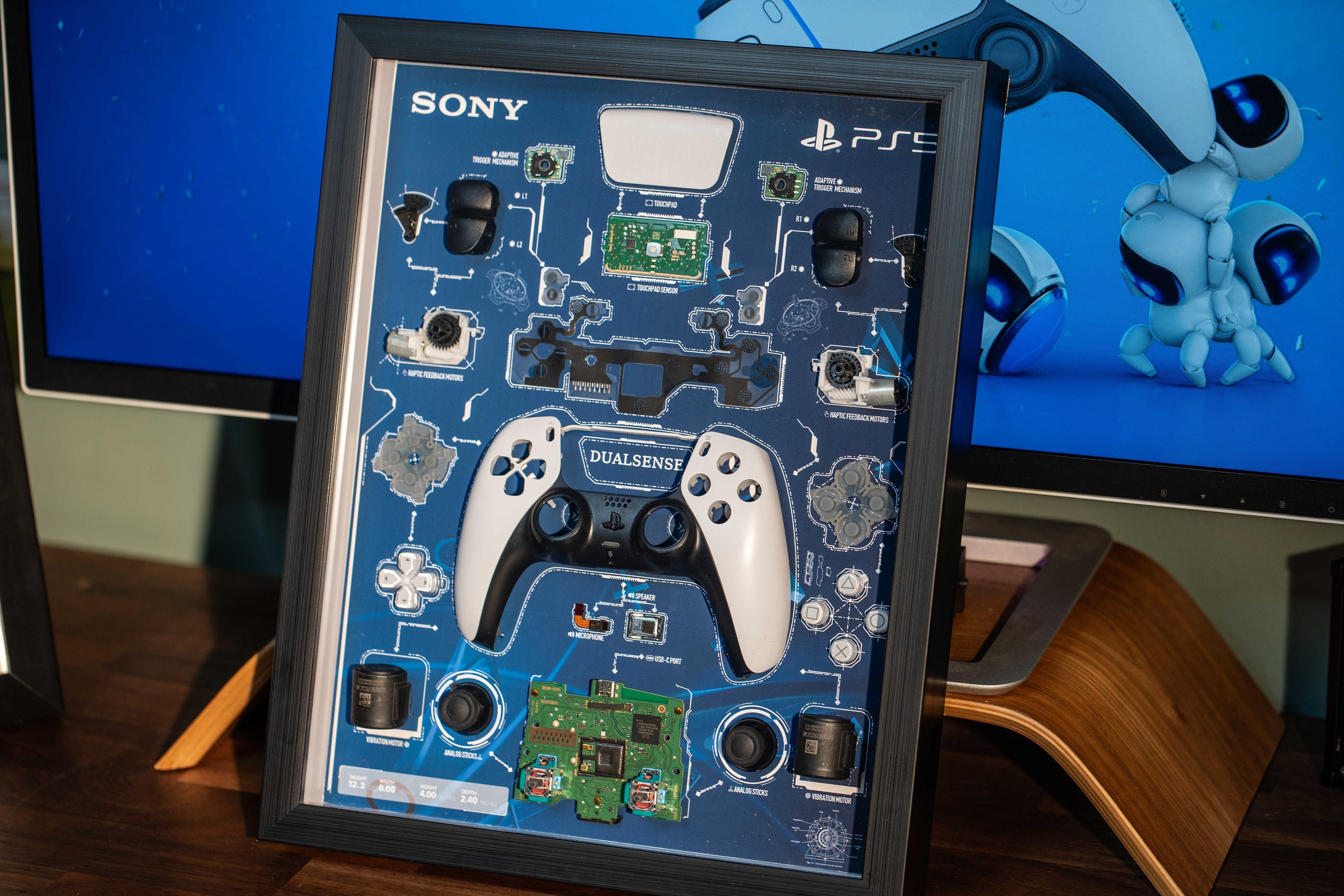Playstation Controller Teardown Art, PS1,PS2,PS3,PS4,PS5 Display, PS ...