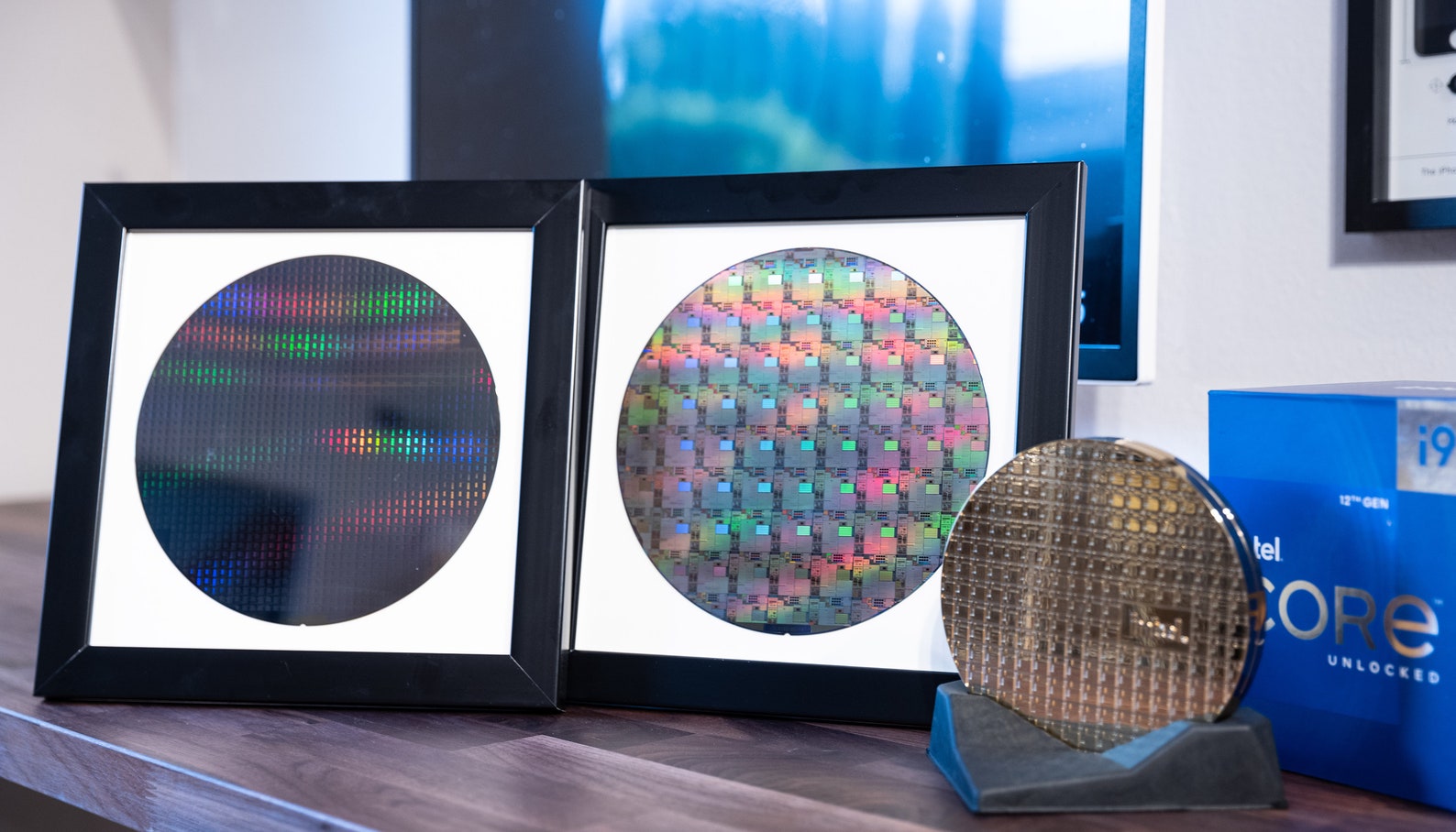Silicon Wafer for Intel CPU & Computer Chips Tech Art Cool - Etsy
