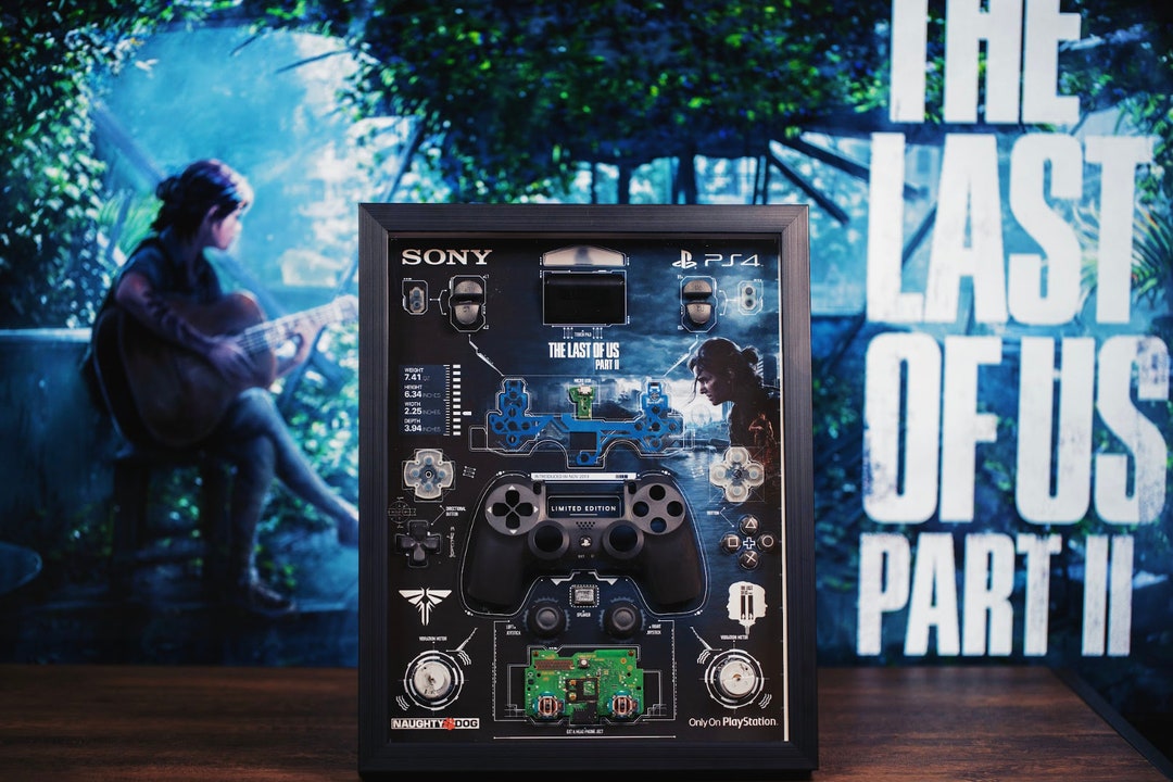 Disassembled Sony Controller PS4 the LAST OF US Frame Art, Limited ...
