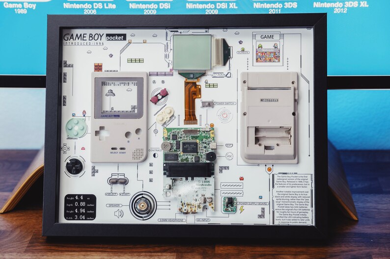 Disassembled Nintendo Game Device Teardown Deconstructed - Etsy