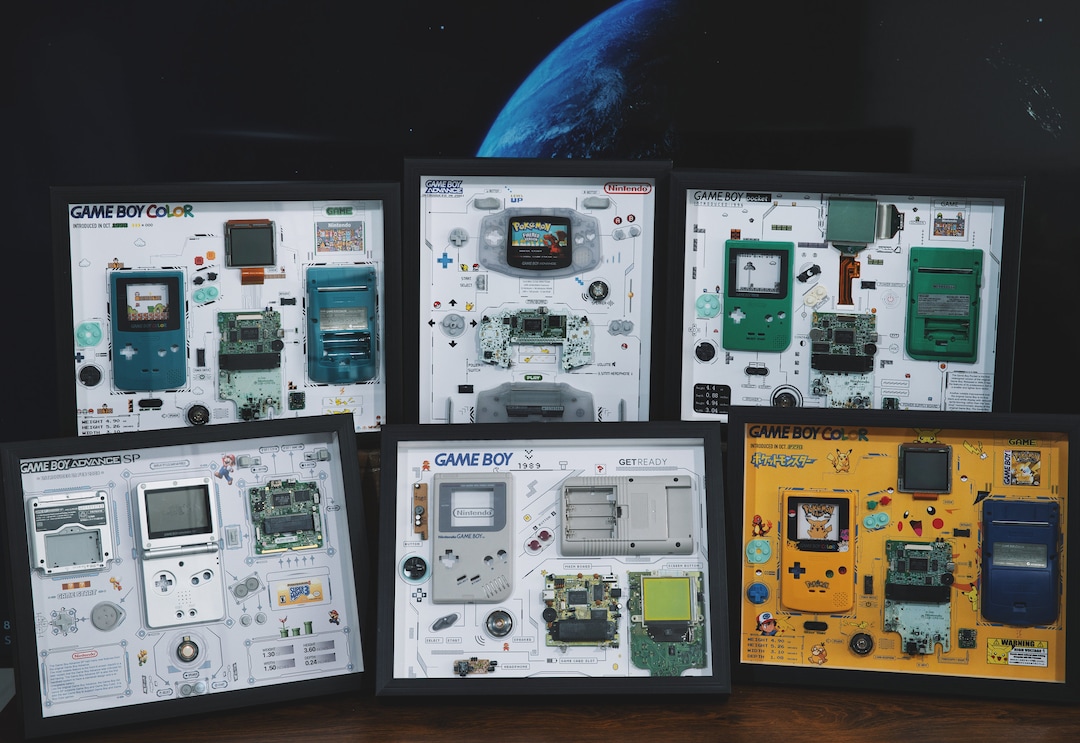 Disassembled Nintendo Game Device Teardown, Deconstructed Original ...