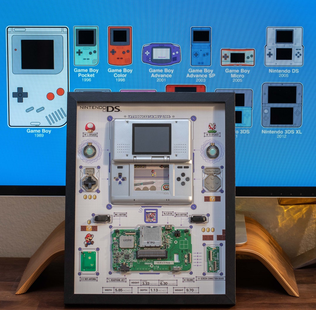 Disassembled Frame Art of 3ds/ds/dsi, DS Lite, Nintendo DS Series ...