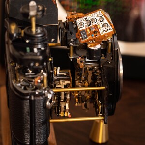 Disassembled Mechanical Film Camera, Deconstructed Nikon EM, Nikon FG ...