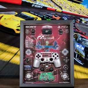 Disassembled Sony PS4 Controller Frame, Limited Edition PS4 Controller ...