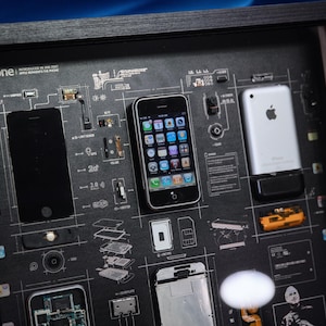 Collector's Series Disassembled iPhone 1st Gen Art With Frame ...