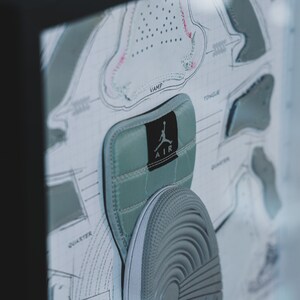 Disassembled Nike Air Jordan 1 Shoes, Disassemble AJ1 Basketball Shoes ...