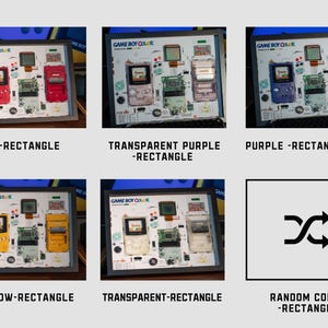 Disassembled Gameboy Color Frame, Disassemble Game Art, GBC Teardown ...