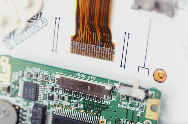 Disassembled Gameboy Pocket With Frame Disassemble GBP Art - Etsy