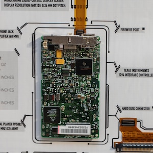 COLLECTOR SERIES Disassembled Ipod 1st Generation Art With Frame ...