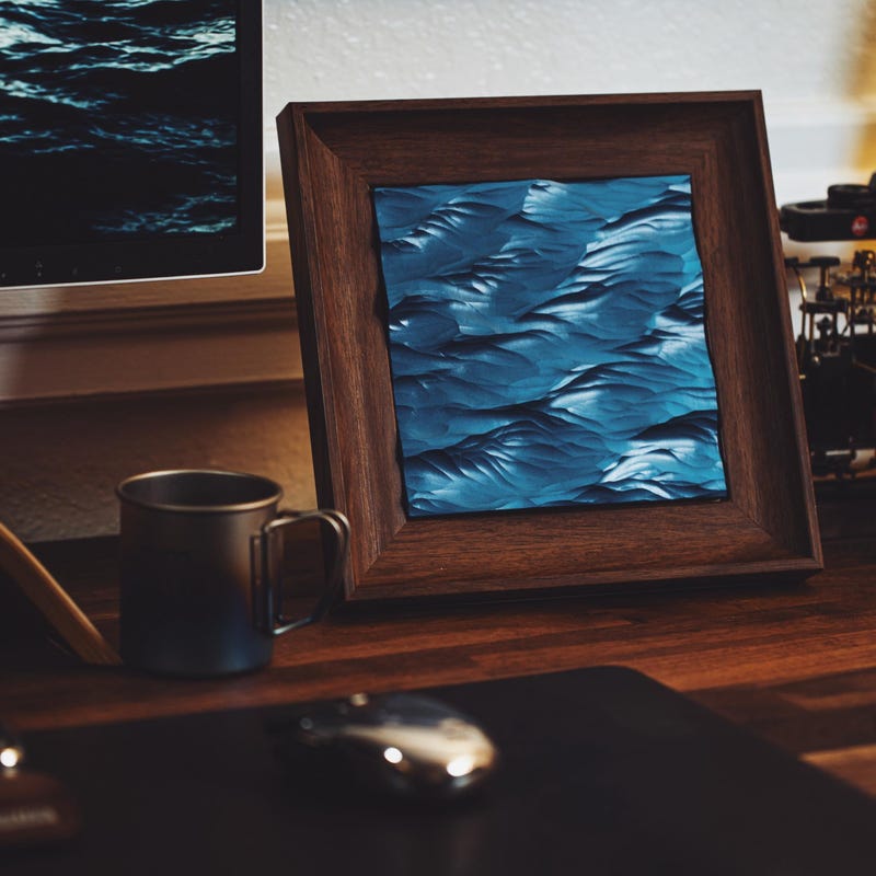 Ocean Wave Wood Carving - Etsy