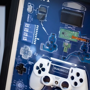 Disassembled Sony PS4 Controller Frame, PS4 Controller Dualshock 4 ...