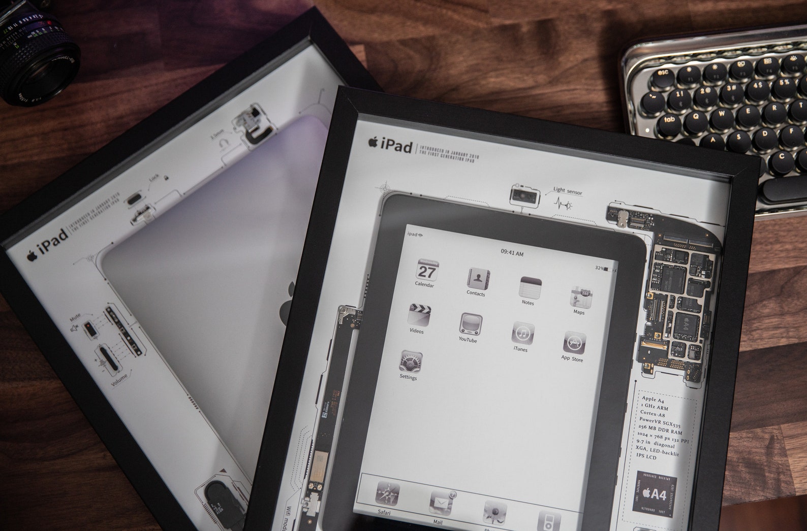 Disassembled iPad Art With Frame, Disassemble Art, Framed iPad 1, iPad ...