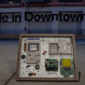 Disassembled Gameboy With Frame Disassemble Art Gameboy - Etsy