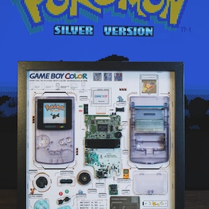 Disassembled Gameboy Color Frame, Disassemble Game Art, GBC Teardown ...
