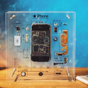 Original iPhone 2007 Teardown Art, First-generation iPhone Display ...