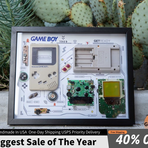 Disassembled Gameboy With Frame Disassemble Art Gameboy - Etsy Australia
