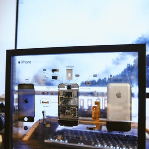 Disassembled iPhone 1st Gen Art With Frame, Disassemble Art, Framed ...