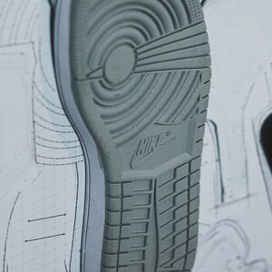 Disassembled Nike Air Jordan 1 Shoes, Disassemble AJ1 Basketball Shoes ...