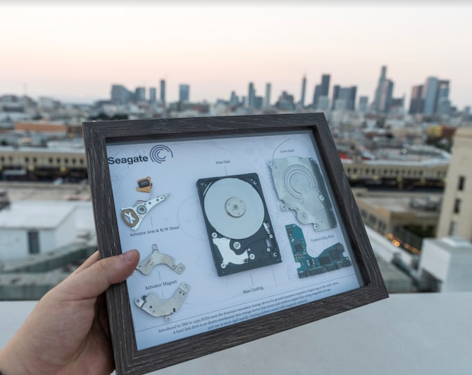 Disassembled Hard Drive Disk With Frame Disassemble Art - Etsy