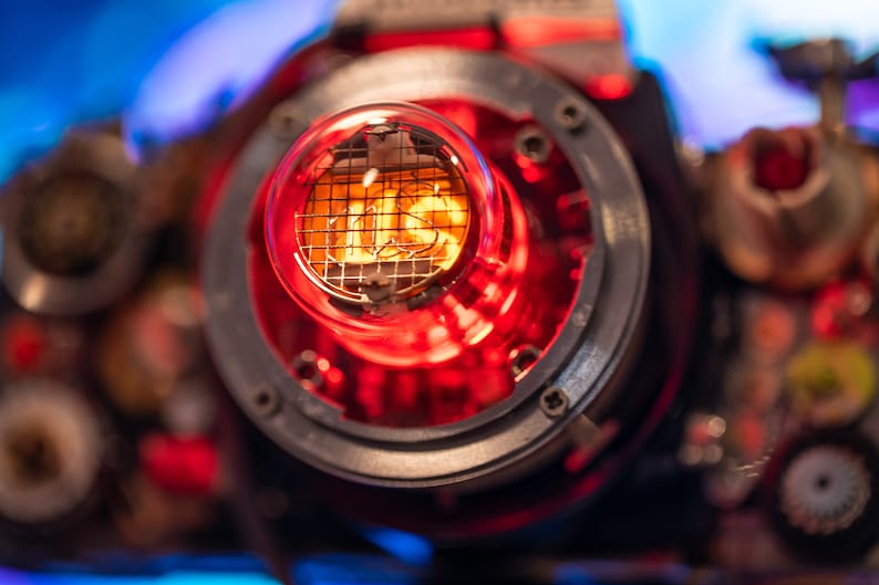 Disassembled Mechanical Film Camera, Cyberpunk Deconstructed Art Decor ...