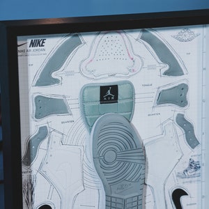 Disassembled Nike Air Jordan 1 Shoes, Disassemble AJ1 Basketball Shoes ...