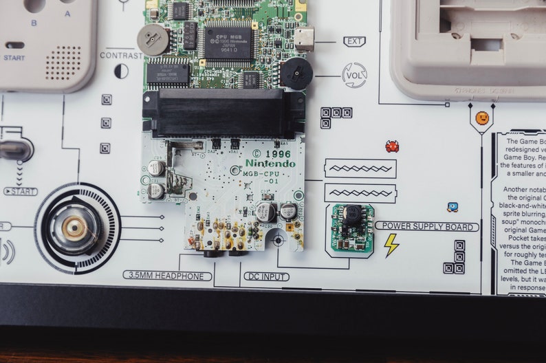 Disassembled Gameboy Pocket With Frame Disassemble GBP Art - Etsy
