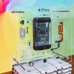 Original iPhone 2007 Teardown Art, First-generation iPhone Display ...