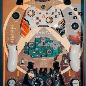 Disassembled Xbox Titanfall Frame Art, Limited Edition Microsoft Xbox ...