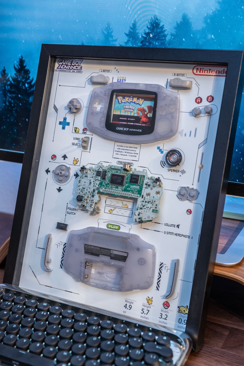 Disassembled Nintendo Game Device Teardown Deconstructed - Etsy