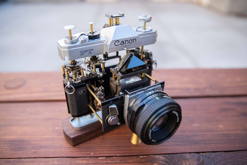 Disassembled Mechanical Film Camera Deconstructed Art Decor - Etsy