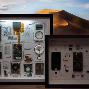 COLLECTOR SERIES Disassembled Ipod 1st Generation Art With Frame ...