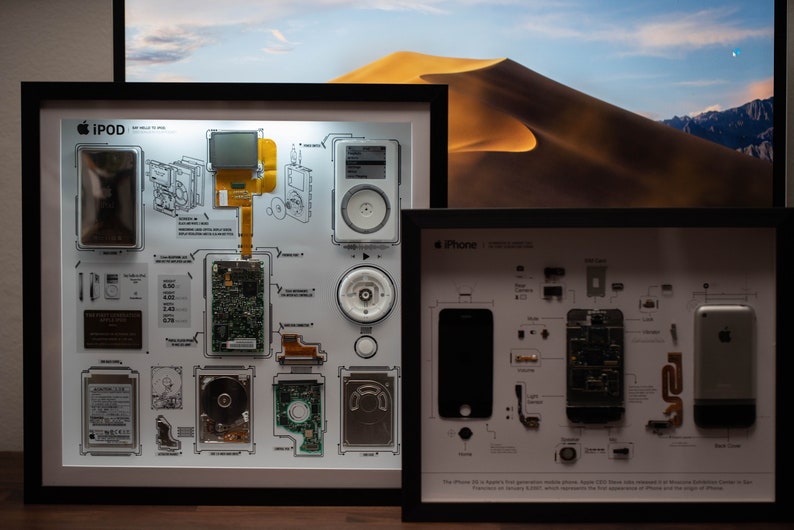 COLLECTOR SERIES Disassembled Ipod 1st Generation Art With Frame ...