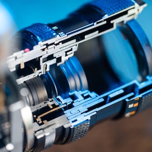 Disassembled Mechanical Film Camera, Deconstructed Nikon EM, Nikon FG ...