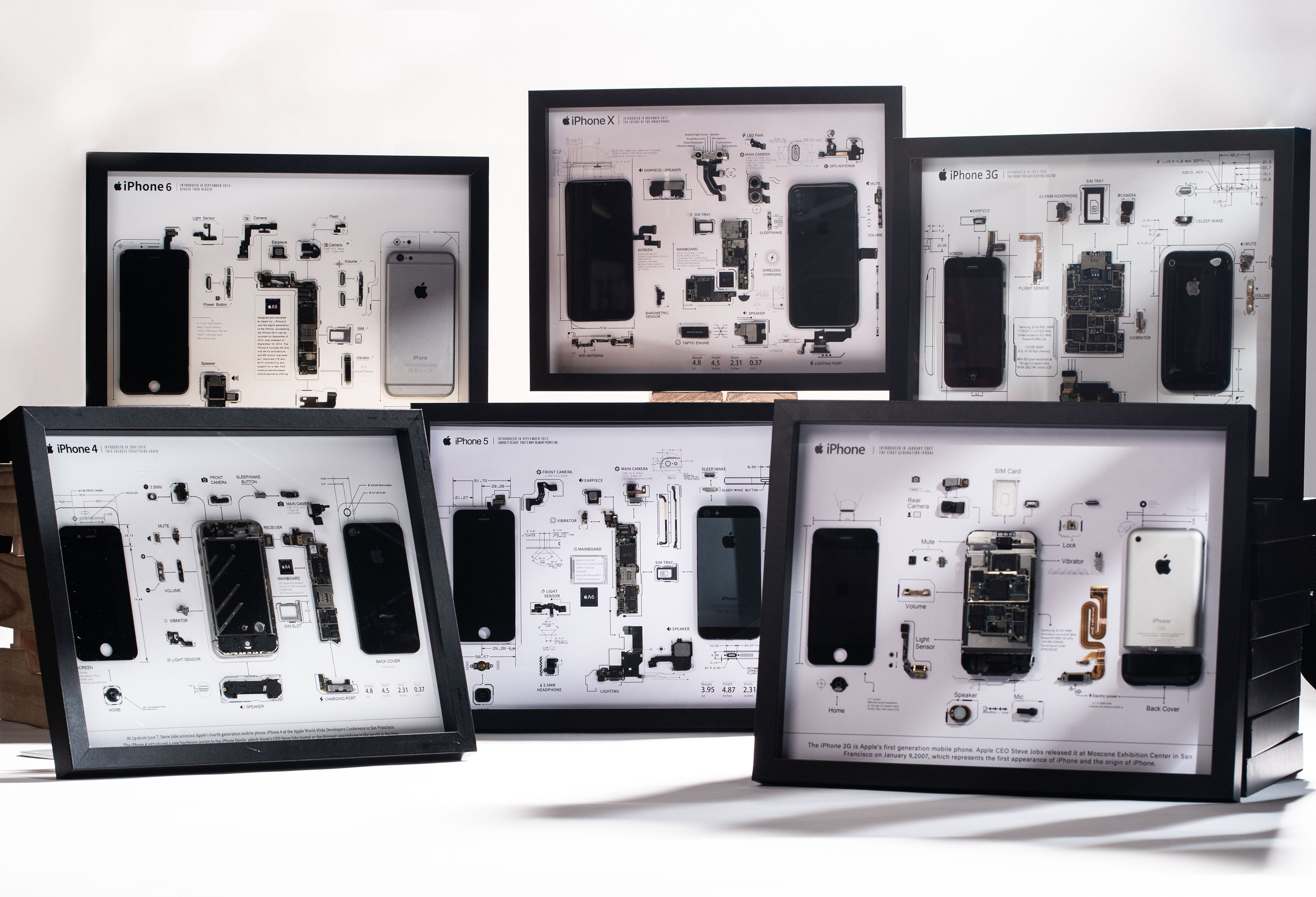 Disassembled Iphone Art With Frame Disassemble Art Frame - Etsy UK