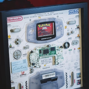 Disassembled Gameboy Advance Frame, Disassemble Art, GBA Teardown ...