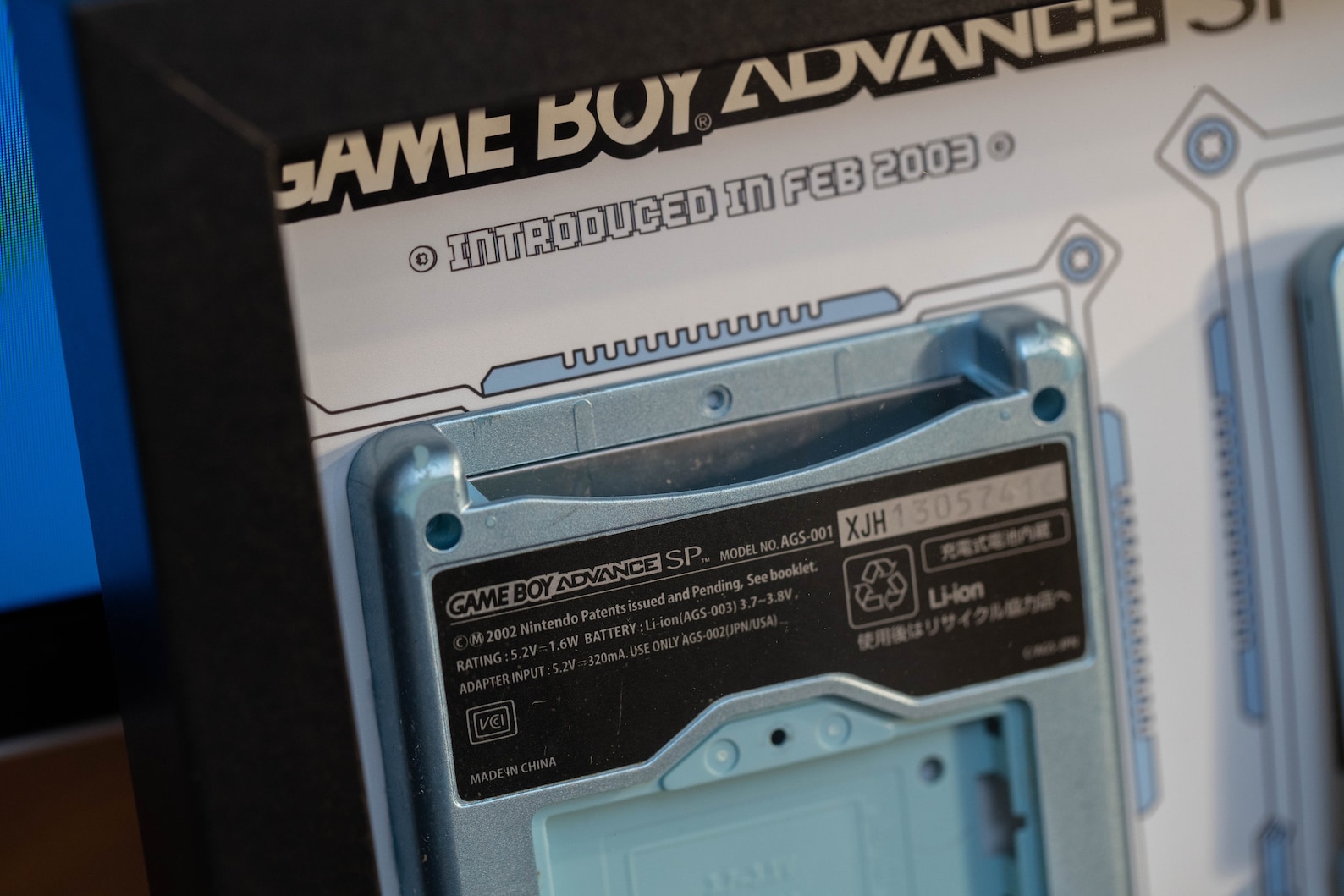 Disassembled Gameboy Advance SP Art With Frame, Disassemble GBA SP ...