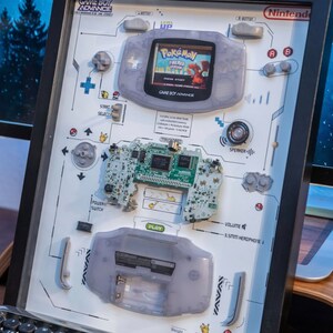 Disassembled Gameboy Advance Frame, Disassemble Art, GBA Teardown ...