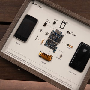 Disassembled Iphone Art With Frame Disassemble Art Framed | Etsy