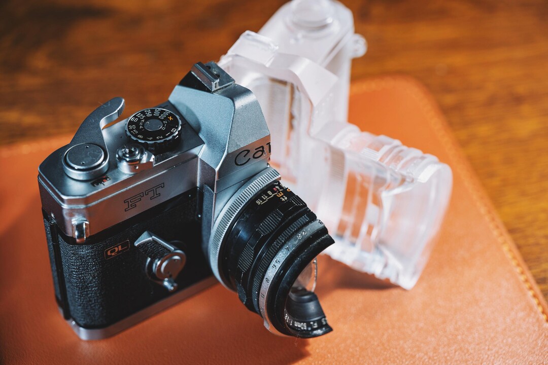 Canon FT SLR Half Cut Sculpture, Camera Cross-section in Resin, Vintage ...
