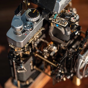 Disassembled Mechanical Film Camera, Deconstructed Minolta XE, Minolta ...